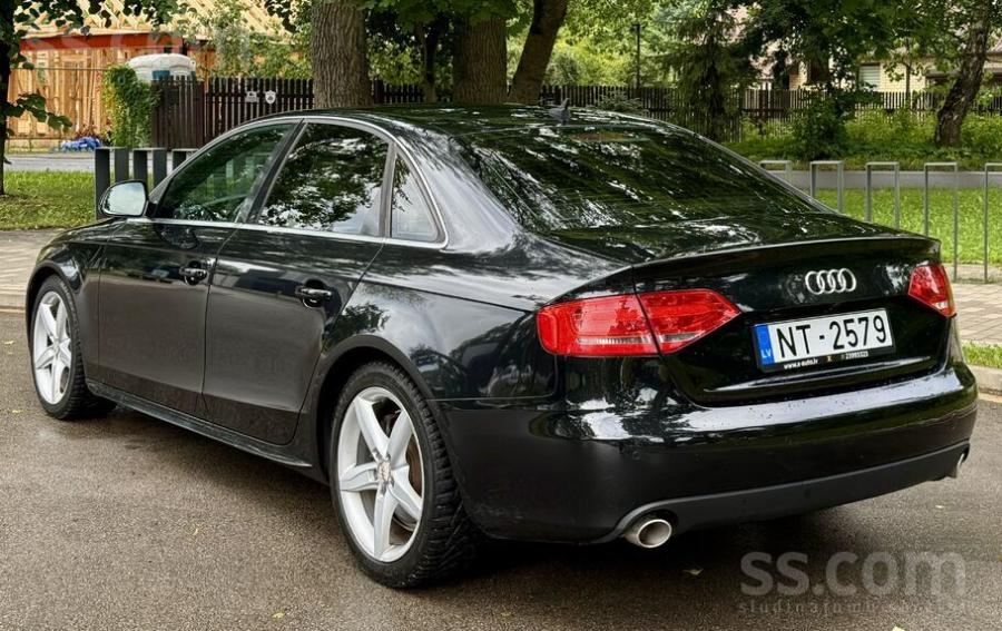 Black Audi A4 2008 in Riga, with an engine capacity of 2.70 L and mileage of 335 thousand km for 4750 €, photo 7 on AUTOMOTO.COM.LV