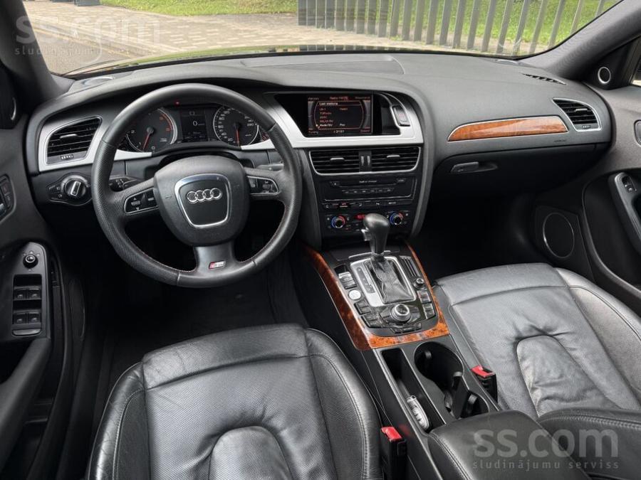 Black Audi A4 2008 in Riga, with an engine capacity of 2.70 L and mileage of 335 thousand km for 4750 €, photo 9 on AUTOMOTO.COM.LV