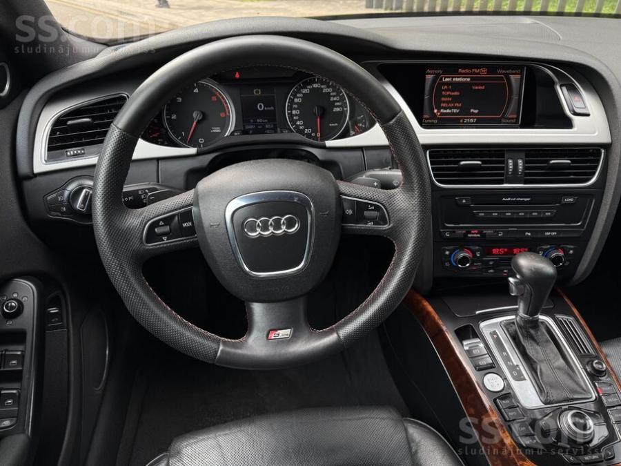 Black Audi A4 2008 in Riga, with an engine capacity of 2.70 L and mileage of 335 thousand km for 4750 €, photo 10 on AUTOMOTO.COM.LV