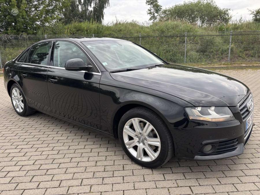 Black Audi A4 2008 in Marijampole, with an engine capacity of 1.97 L and mileage of 299 thousand km for 4300 €, photo 5 on AUTOMOTO.COM.LV