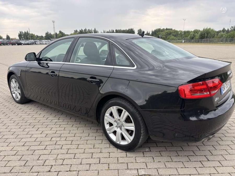 Black Audi A4 2008 in Marijampole, with an engine capacity of 1.97 L and mileage of 299 thousand km for 4300 €, photo 10 on AUTOMOTO.COM.LV