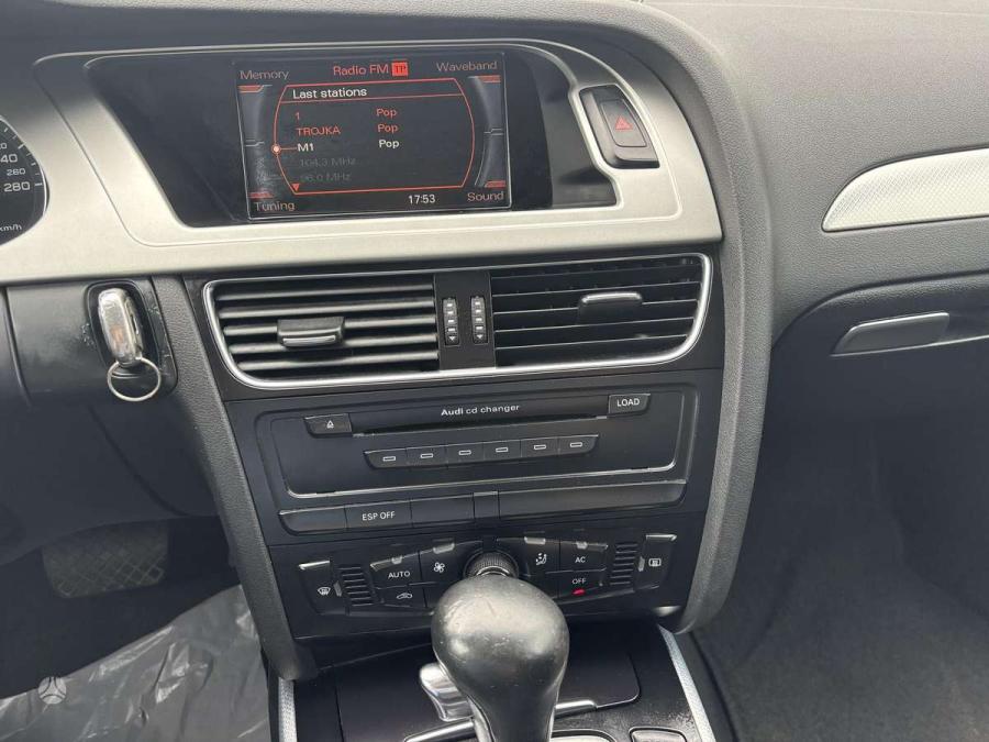 Black Audi A4 2008 in Marijampole, with an engine capacity of 1.97 L and mileage of 299 thousand km for 4300 €, photo 13 on AUTOMOTO.COM.LV