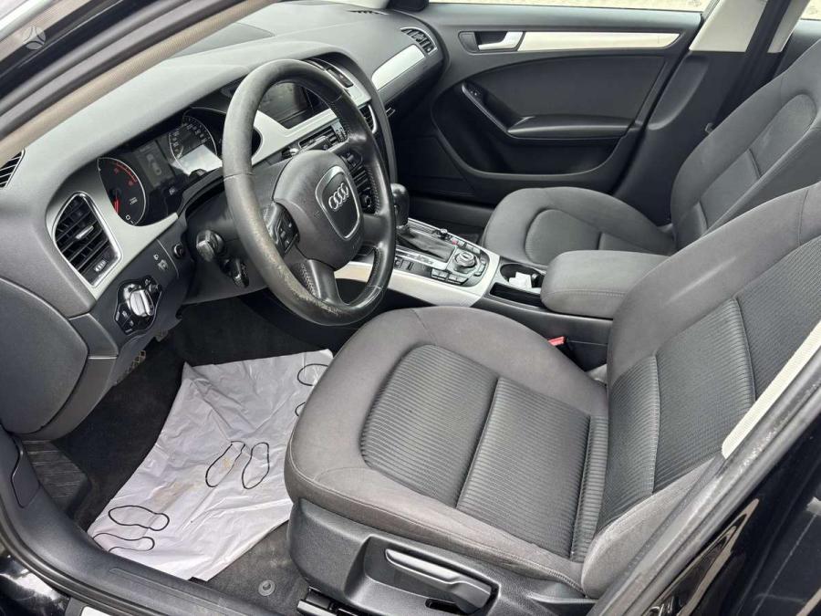 Black Audi A4 2008 in Marijampole, with an engine capacity of 1.97 L and mileage of 299 thousand km for 4300 €, photo 17 on AUTOMOTO.COM.LV