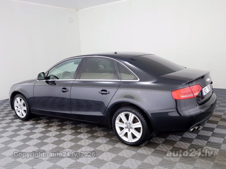 Black Audi A4 2008 in Tallinn, with an engine capacity of 1.80 L and mileage of 375 thousand km for 2199 €, photo 5 on AUTOMOTO.COM.LV