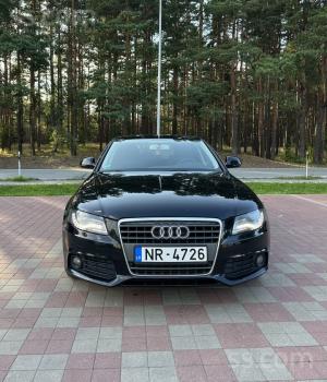 Melns Audi A4 2008 Rīga, ar dzinēja tilpumu 2.70 L un nobraukumu 322 tūkst. km par 4600 €, foto  vietnē AUTOMOTO.COM.LV