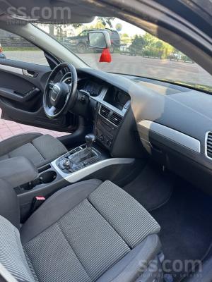 Black Audi A4 2008 in Riga, with an engine capacity of 2.70 L and mileage of 322 thousand km for 4600 €, photo 11 on AUTOMOTO.COM.LV