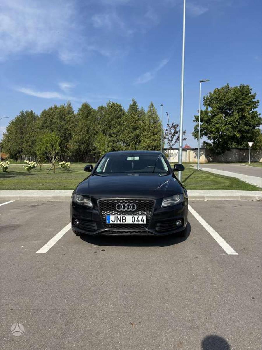 Melns Audi A4 2008 Kauņa, ar dzinēja tilpumu 2.70 L un nobraukumu 348 tūkst. km par 5200 €, foto 1 vietnē AUTOMOTO.COM.LV