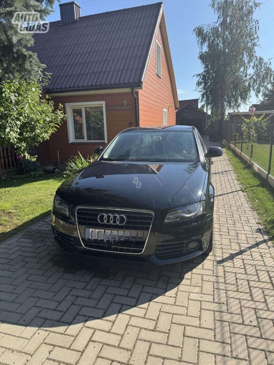 Black Audi A4 2008 in Vilnius, with an engine capacity of 2.00 L and mileage of 267 thousand km for 5600 €, photo 1 on AUTOMOTO.COM.LV