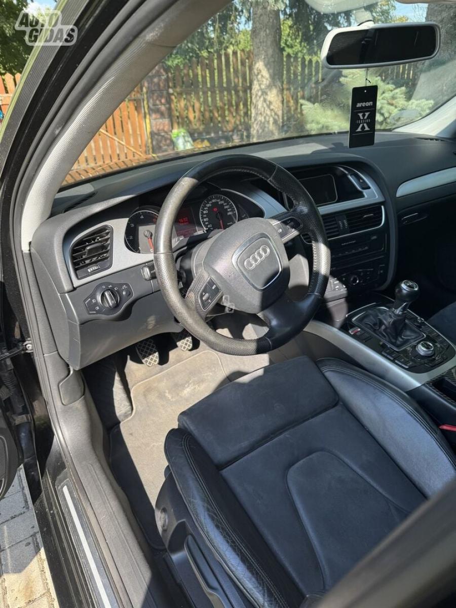 Black Audi A4 2008 in Vilnius, with an engine capacity of 2.00 L and mileage of 267 thousand km for 5600 €, photo 19 on AUTOMOTO.COM.LV