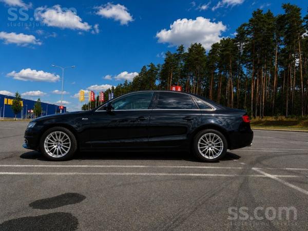 Black Audi A4 2008 in Riga, with an engine capacity of 2.70 L and mileage of 0 thousand km for 7900 €, photo 6 on AUTOMOTO.COM.LV