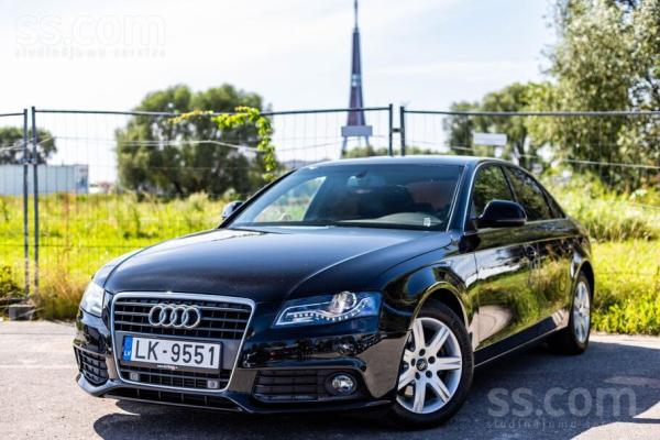 Melns Audi A4 2008 Rīga, ar dzinēja tilpumu 1.80 L un nobraukumu 301 tūkst. km par 5990 €, foto 1 vietnē AUTOMOTO.COM.LV