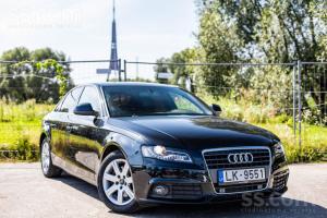 Melns Audi A4 2008 Rīga, ar dzinēja tilpumu 1.80 L un nobraukumu 301 tūkst. km par 5990 €, foto 3 vietnē AUTOMOTO.COM.LV