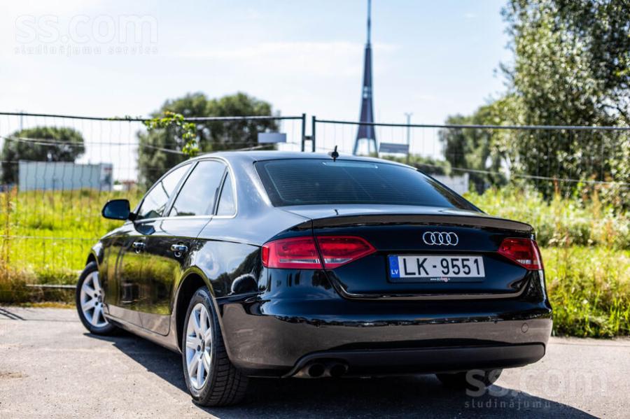 Melns Audi A4 2008 Rīga, ar dzinēja tilpumu 1.80 L un nobraukumu 301 tūkst. km par 5990 €, foto 7 vietnē AUTOMOTO.COM.LV