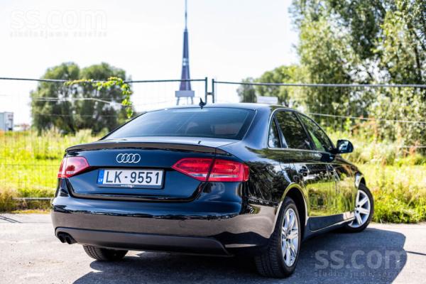 Melns Audi A4 2008 Rīga, ar dzinēja tilpumu 1.80 L un nobraukumu 301 tūkst. km par 5990 €, foto 7 vietnē AUTOMOTO.COM.LV