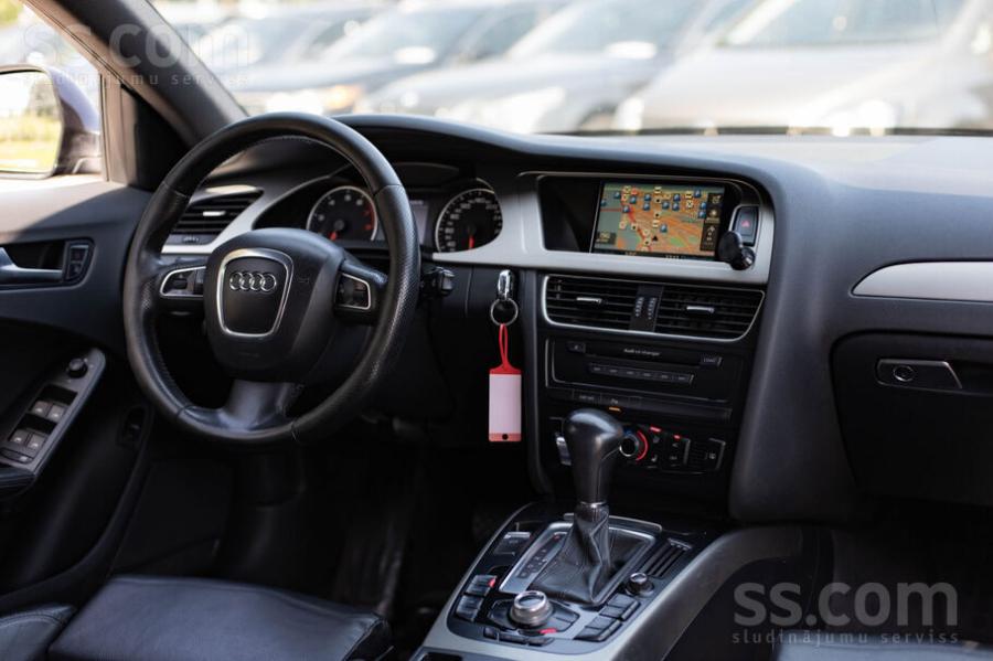 Melns Audi A4 2008 Rīga, ar dzinēja tilpumu 1.80 L un nobraukumu 301 tūkst. km par 5990 €, foto 24 vietnē AUTOMOTO.COM.LV