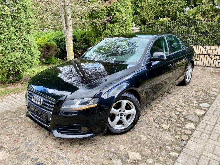 Black Audi A4 2008 in Siauliai, with an engine capacity of 1.97 L and mileage of 280 thousand km for 3499 €, photo 3 on AUTOMOTO.COM.LV