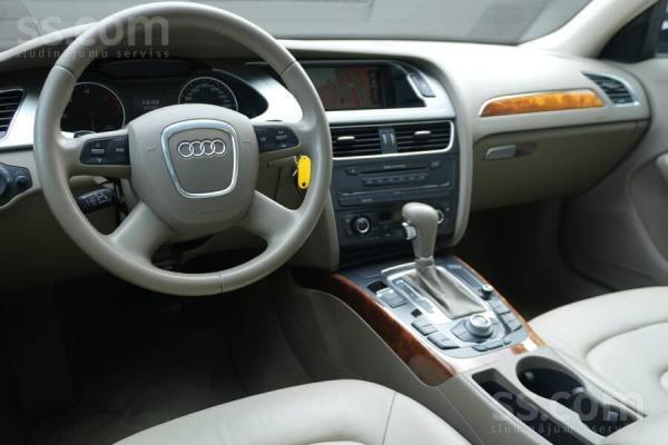 Melns Audi A4 2008 Rīga, ar dzinēja tilpumu 2.70 L un nobraukumu 343 tūkst. km par 6390 €, foto 9 vietnē AUTOMOTO.COM.LV