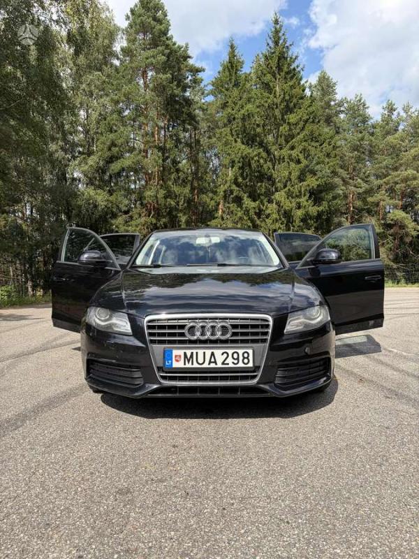 Melns Audi A4 2008 Viļņa, ar dzinēja tilpumu 2.00 L un nobraukumu 358 tūkst. km par 4000 €, foto 5 vietnē AUTOMOTO.COM.LV