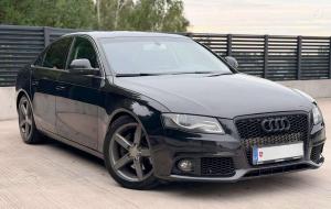 Black Audi A4 2008 in Vilnius, with an engine capacity of 2.70 L and mileage of 310 thousand km for 3700 €, photo  on AUTOMOTO.COM.LV