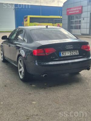 Melns Audi A4 2008 Liepāja, ar dzinēja tilpumu 3.00 L un nobraukumu 385 tūkst. km par 4000 €, foto 5 vietnē AUTOMOTO.COM.LV
