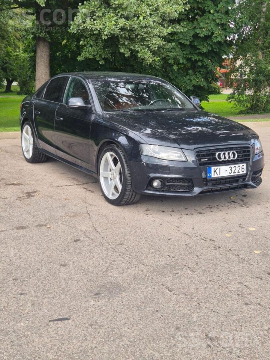 Melns Audi A4 2008 Liepāja, ar dzinēja tilpumu 3.00 L un nobraukumu 385 tūkst. km par 4000 €, foto 6 vietnē AUTOMOTO.COM.LV