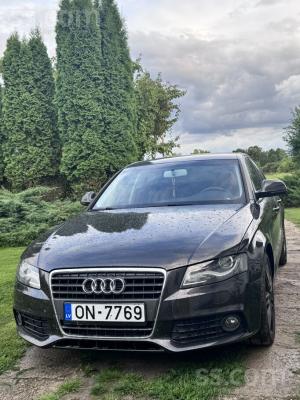 Black Audi A4 2008 in Daugavpils, with an engine capacity of 2.00 L and mileage of 302 thousand km for 4600 €, photo  on AUTOMOTO.COM.LV