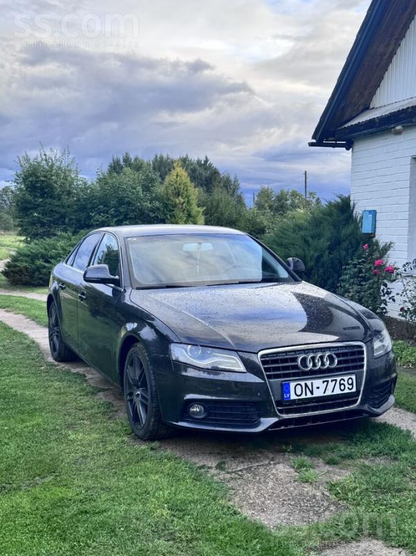 Melns Audi A4 2008 Daugavpils, ar dzinēja tilpumu 2.00 L un nobraukumu 302 tūkst. km par 4600 €, foto 3 vietnē AUTOMOTO.COM.LV