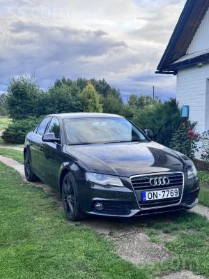 Black Audi A4 2008 in Daugavpils, with an engine capacity of 2.00 L and mileage of 302 thousand km for 4600 €, photo 3 on AUTOMOTO.COM.LV