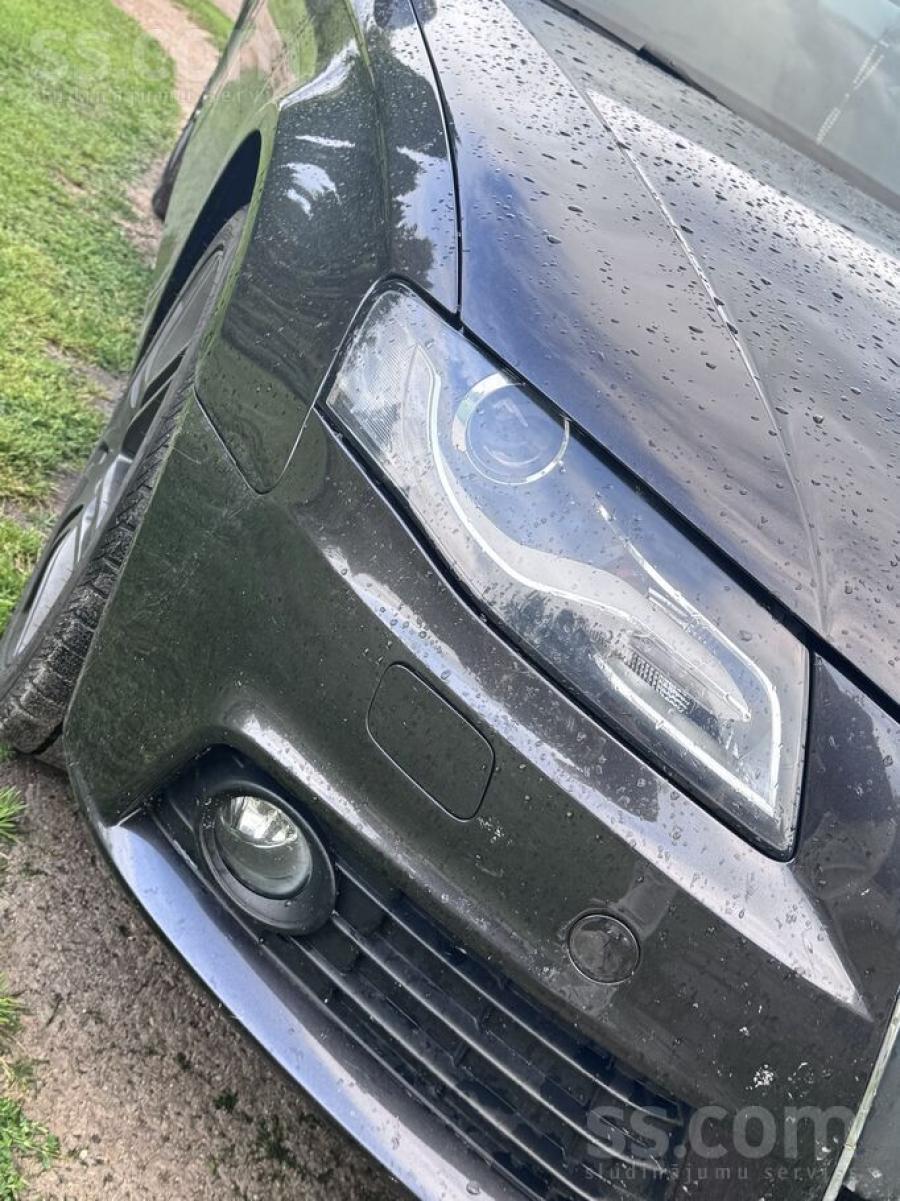 Black Audi A4 2008 in Daugavpils, with an engine capacity of 2.00 L and mileage of 302 thousand km for 4600 €, photo 5 on AUTOMOTO.COM.LV