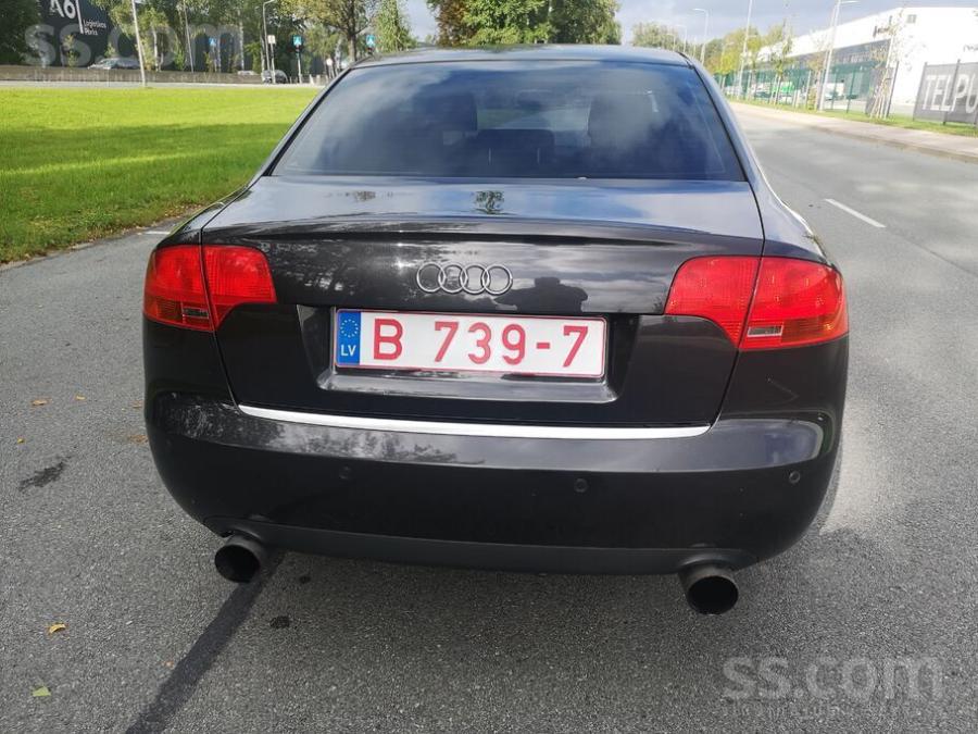 Melns Audi A4 2008 Rīga, ar dzinēja tilpumu 2.00 L un nobraukumu 0 tūkst. km par 3590 €, foto 6 vietnē AUTOMOTO.COM.LV