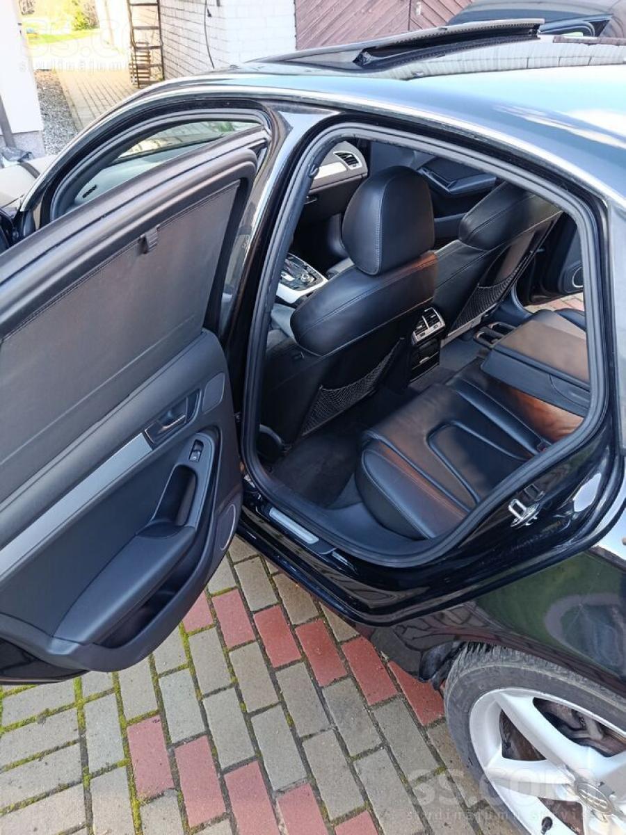 Melns Audi A4 2008 Jēkabpils, ar dzinēja tilpumu 3.00 L un nobraukumu 0 tūkst. km par 6950 €, foto 14 vietnē AUTOMOTO.COM.LV