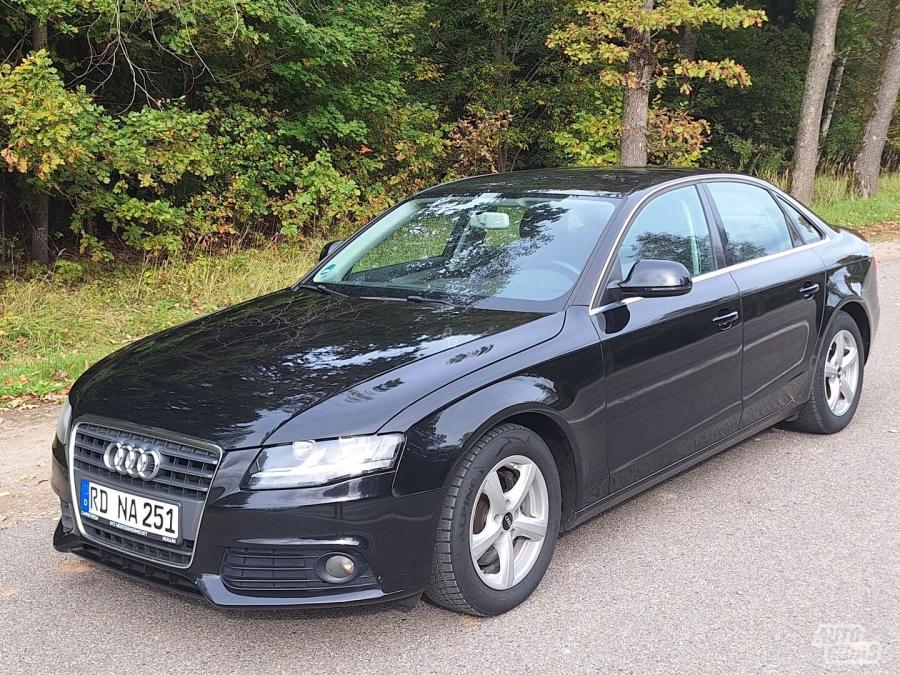 Melns Audi A4 2008 Mažeikiai, ar dzinēja tilpumu 2.00 L un nobraukumu 264 tūkst. km par 4650 €, foto 1 vietnē AUTOMOTO.COM.LV
