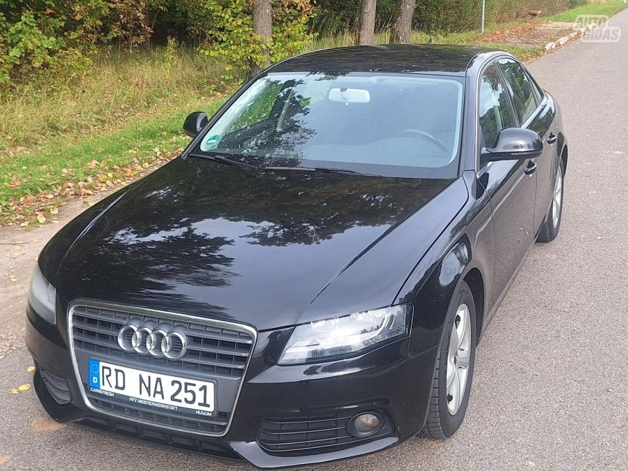 Melns Audi A4 2008 Mažeikiai, ar dzinēja tilpumu 2.00 L un nobraukumu 264 tūkst. km par 4650 €, foto 4 vietnē AUTOMOTO.COM.LV