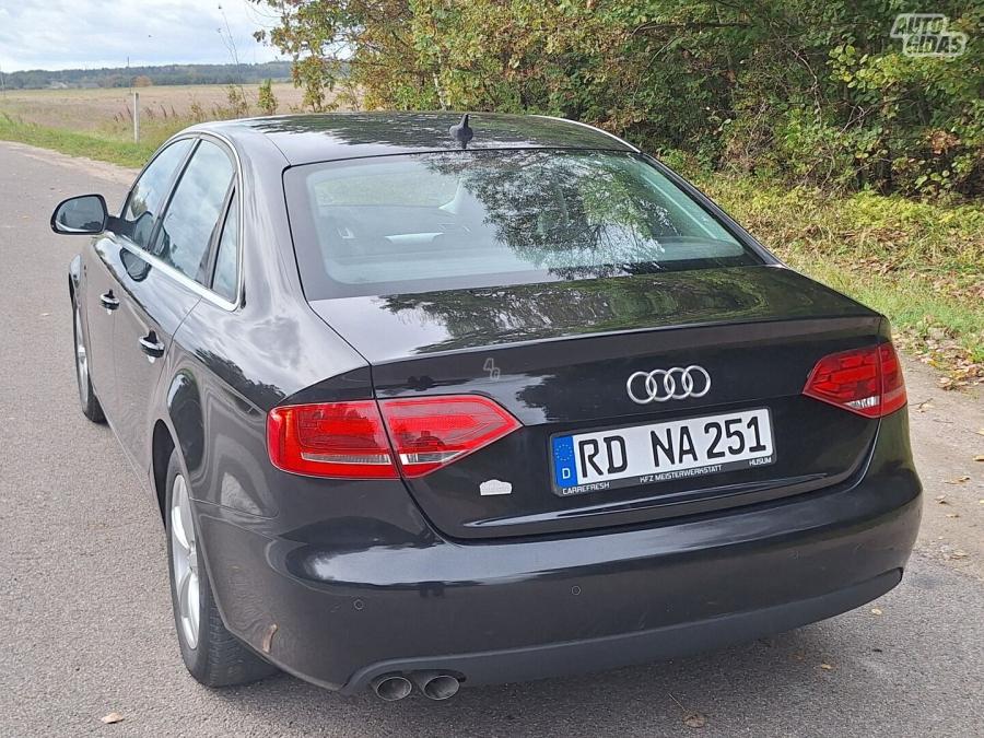 Melns Audi A4 2008 Mažeikiai, ar dzinēja tilpumu 2.00 L un nobraukumu 264 tūkst. km par 4650 €, foto 11 vietnē AUTOMOTO.COM.LV