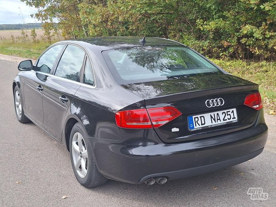 Melns Audi A4 2008 Mažeikiai, ar dzinēja tilpumu 2.00 L un nobraukumu 264 tūkst. km par 4650 €, foto 12 vietnē AUTOMOTO.COM.LV