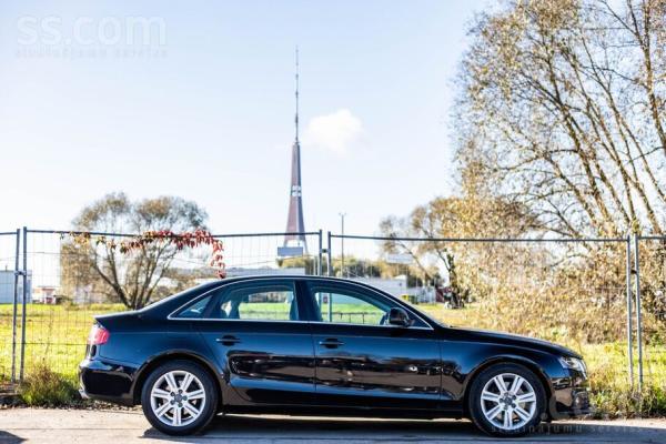Black Audi A4 2008 in Riga, with an engine capacity of 2.70 L and mileage of 322 thousand km for 6290 €, photo 6 on AUTOMOTO.COM.LV