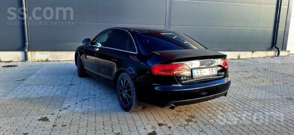 Black Audi A4 2009 in Kuldiga, with an engine capacity of 3.00 L and mileage of 321 thousand km for 6100 €, photo 4 on AUTOMOTO.COM.LV