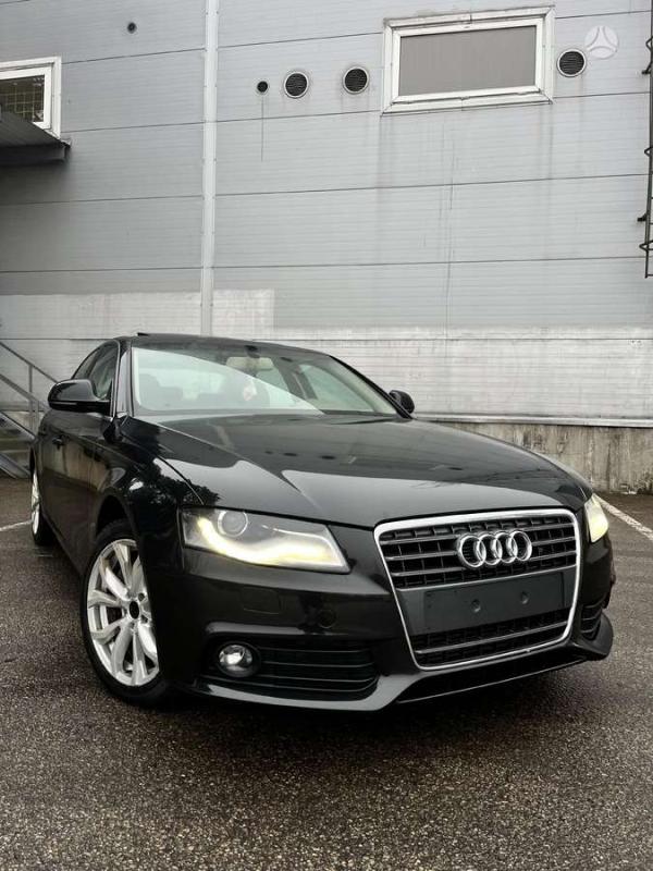 Melns Audi A4 2009 Viļņa, ar dzinēja tilpumu 1.98 L un nobraukumu 238 tūkst. km par 3850 €, foto 3 vietnē AUTOMOTO.COM.LV