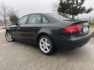 Melns Audi A4 2009 Rīga, ar dzinēja tilpumu 2.00 L un nobraukumu 259 tūkst. km par 5790 €, foto  vietnē AUTOMOTO.COM.LV