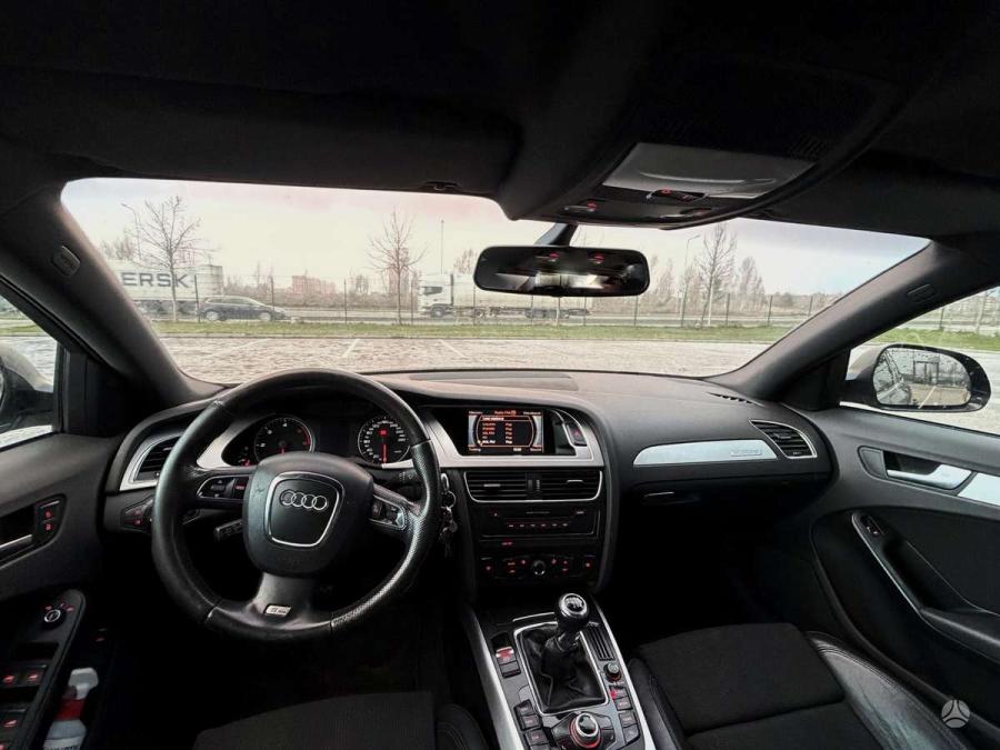 Melns Audi A4 2009 Klaipėda, ar dzinēja tilpumu 2.97 L un nobraukumu 400 tūkst. km par 3500 €, foto 6 vietnē AUTOMOTO.COM.LV