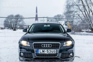 Black Audi A4 2009 in Riga, with an engine capacity of 2.00 L and mileage of 318 thousand km for 7690 €, photo 3 on AUTOMOTO.COM.LV