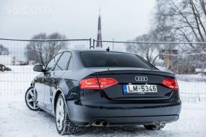 Black Audi A4 2009 in Riga, with an engine capacity of 2.00 L and mileage of 318 thousand km for 7690 €, photo 6 on AUTOMOTO.COM.LV