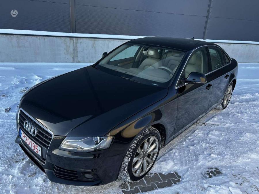 Black Audi A4 2009 in Siauliai, with an engine capacity of 1.98 L and mileage of 239 thousand km for 4390 €, photo 3 on AUTOMOTO.COM.LV
