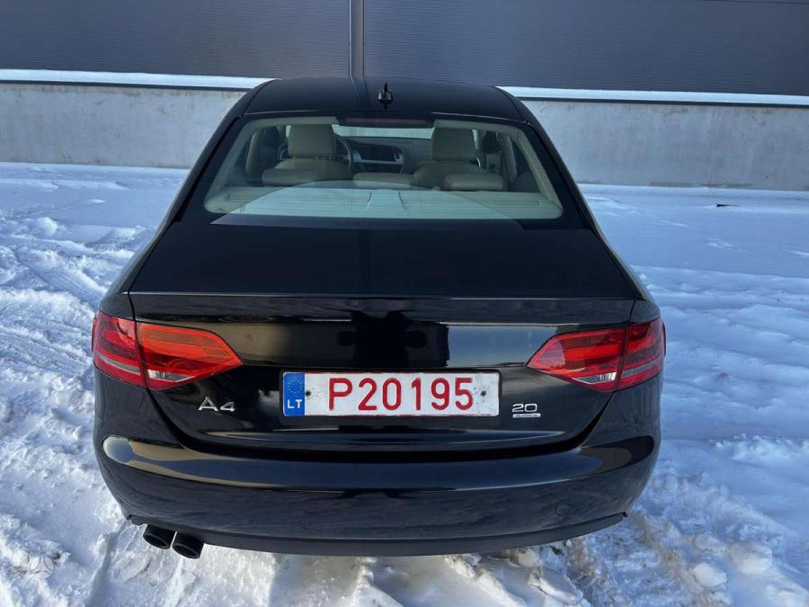 Black Audi A4 2009 in Siauliai, with an engine capacity of 1.98 L and mileage of 239 thousand km for 4390 €, photo 19 on AUTOMOTO.COM.LV