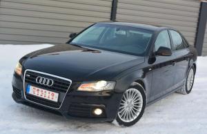 Melns Audi A4 2009 Klaipėda, ar dzinēja tilpumu 1.97 L un nobraukumu 280 tūkst. km par 5750 €, foto  vietnē AUTOMOTO.COM.LV