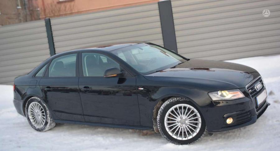 Melns Audi A4 2009 Klaipėda, ar dzinēja tilpumu 1.97 L un nobraukumu 280 tūkst. km par 5750 €, foto 3 vietnē AUTOMOTO.COM.LV