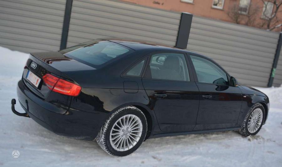 Melns Audi A4 2009 Klaipėda, ar dzinēja tilpumu 1.97 L un nobraukumu 280 tūkst. km par 5750 €, foto 27 vietnē AUTOMOTO.COM.LV
