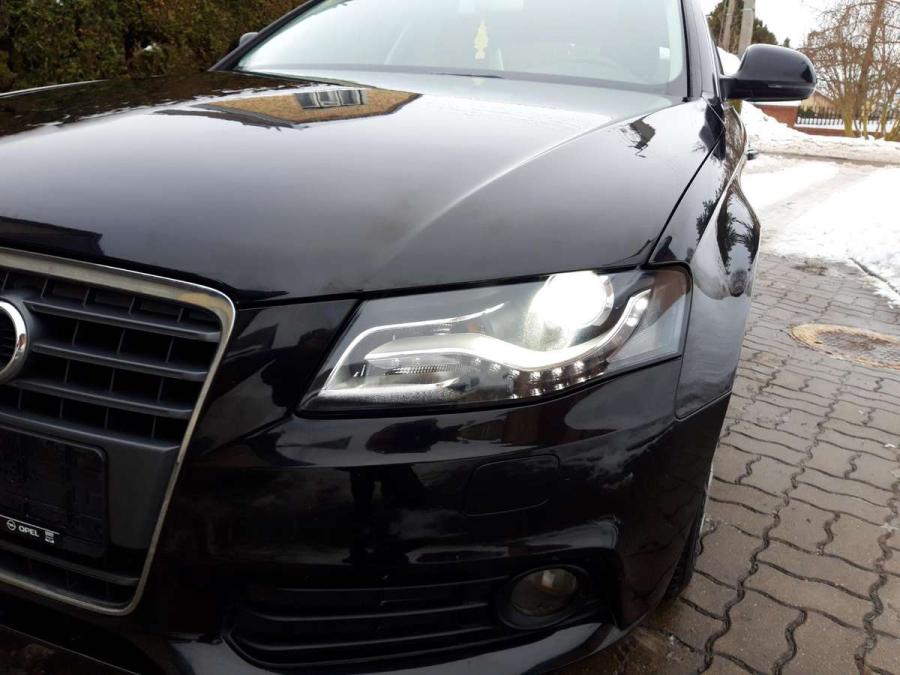 Black Audi A4 2009 in Siauliai, with an engine capacity of 1.80 L and mileage of 211 thousand km for 4699 €, photo 8 on AUTOMOTO.COM.LV