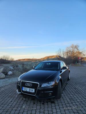Melns Audi A4 2009 Tallina, ar dzinēja tilpumu 2.00 L un nobraukumu 120 tūkst. km par 6500 €, foto  vietnē AUTOMOTO.COM.LV