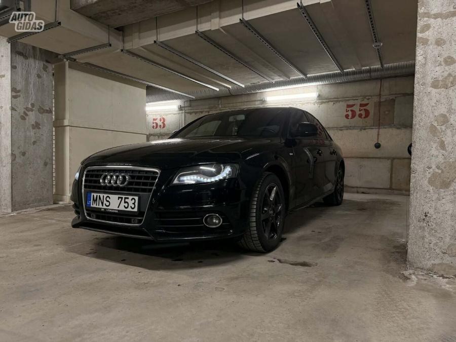 Melns Audi A4 2009 Viļņa, ar dzinēja tilpumu 2.00 L un nobraukumu 300 tūkst. km par 5500 €, foto 3 vietnē AUTOMOTO.COM.LV